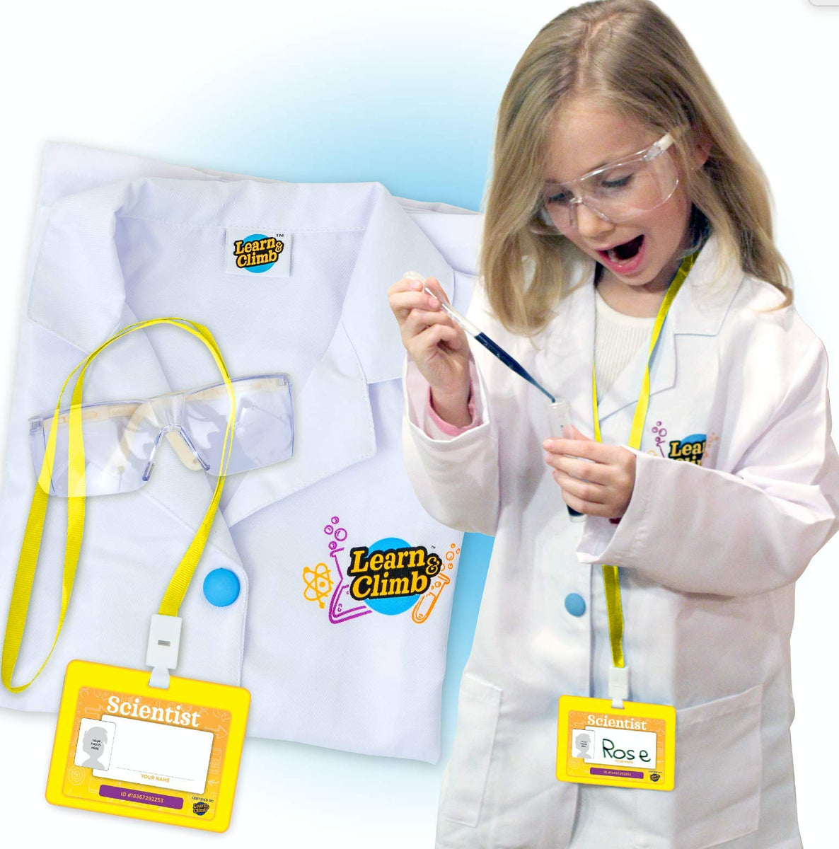 Learn & Climb Kids Scientist Lab Coat