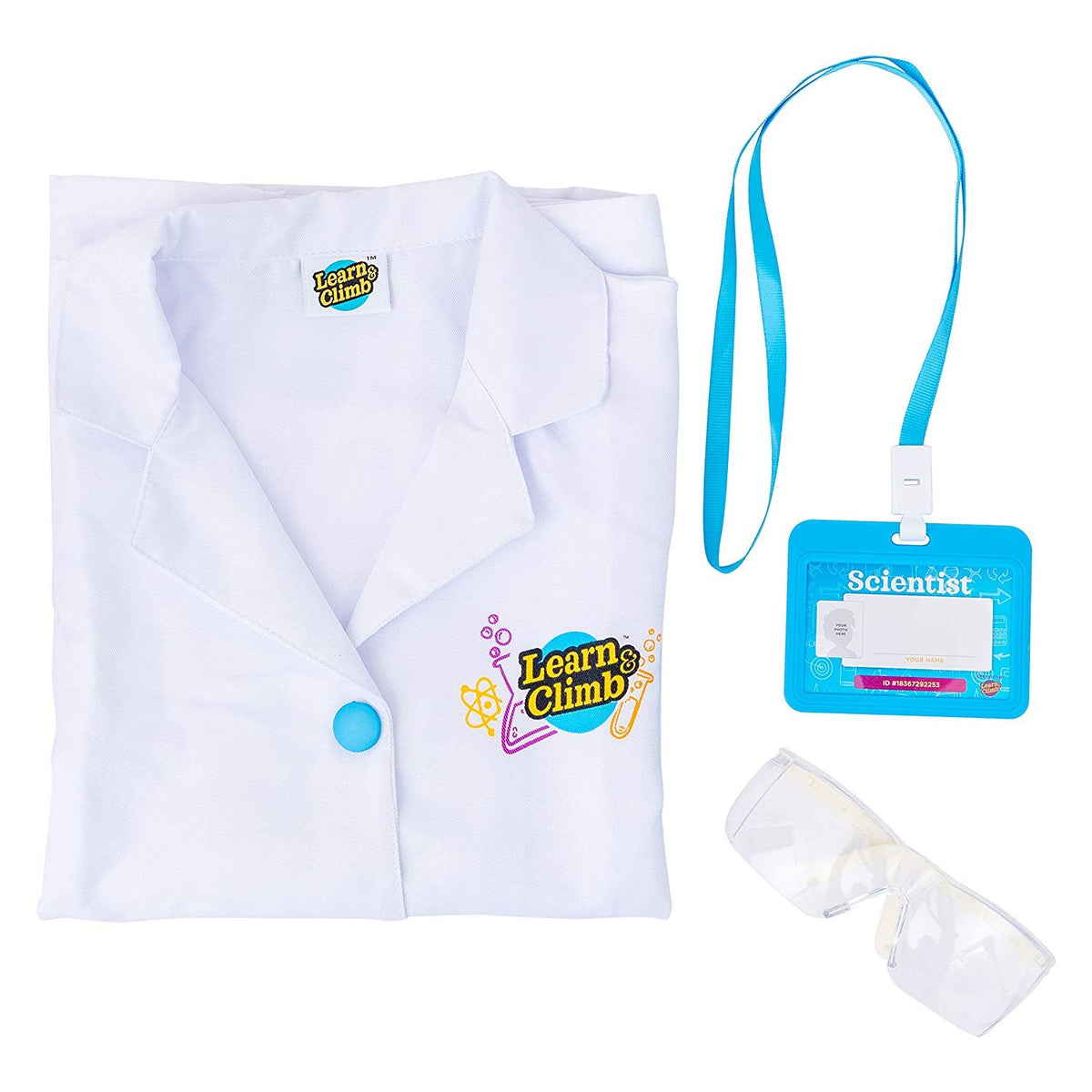 Lab Coat for Kids - Children's lab Coat with Goggles & Personalized ID ...